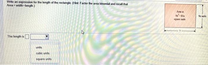 Solved The areas of the rectangles are given. Factor out the | Chegg.com