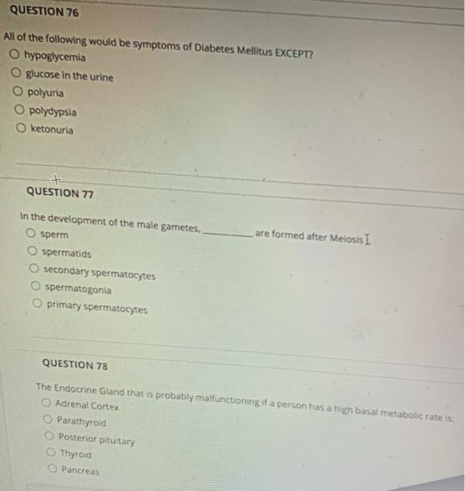 solved-question-76-all-of-the-following-would-be-symptoms-of-chegg