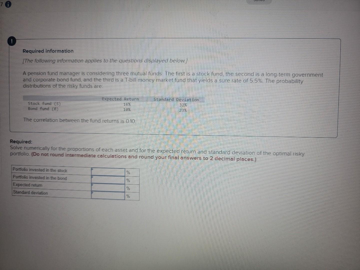 Solved Required information Whe following information appies | Chegg.com