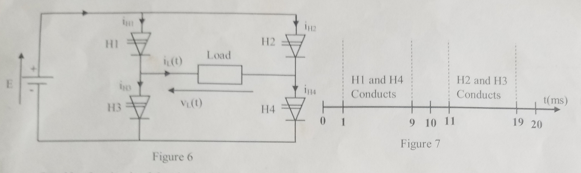 Solved 5. ﻿SINGLE PHASE INVERTERFigure 6Consider the circuit | Chegg.com