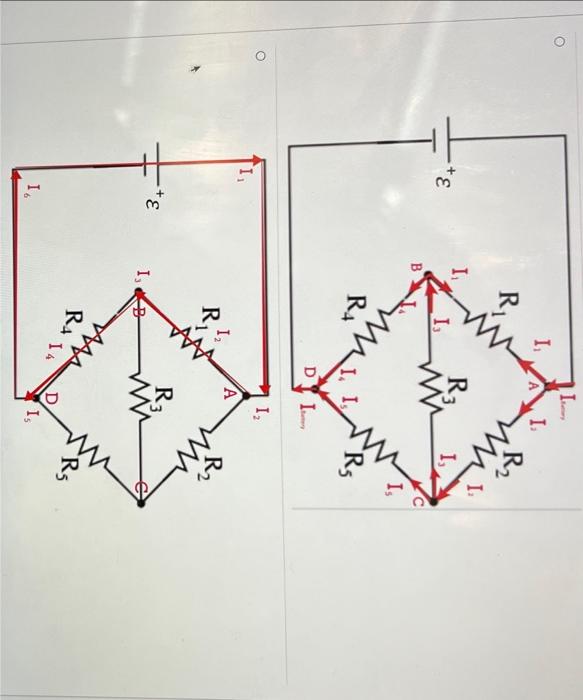 Kirchhoff's Laws. An unbalanced bridge circuit has | Chegg.com