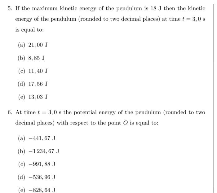 Solved A pendulum is made up of a particle P of mass m that | Chegg.com