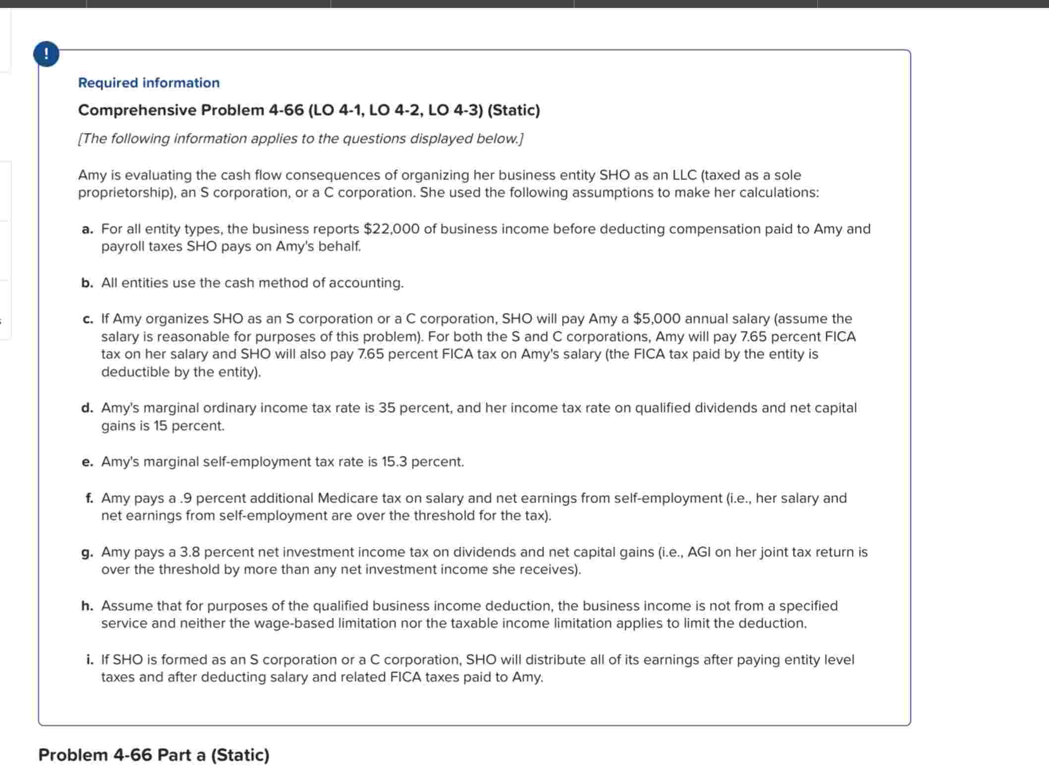 Solved Required informationComprehensive Problem 4-66 (LO | Chegg.com