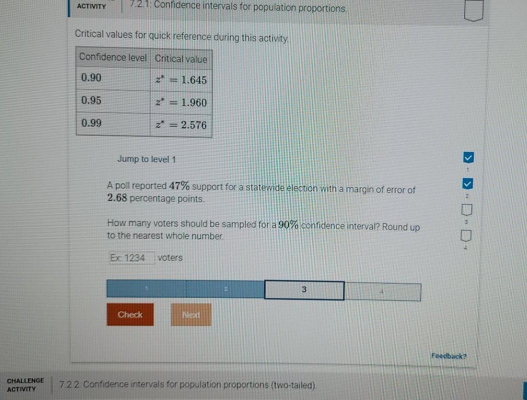Solved 7.2.1: Confidence intervals for population | Chegg.com