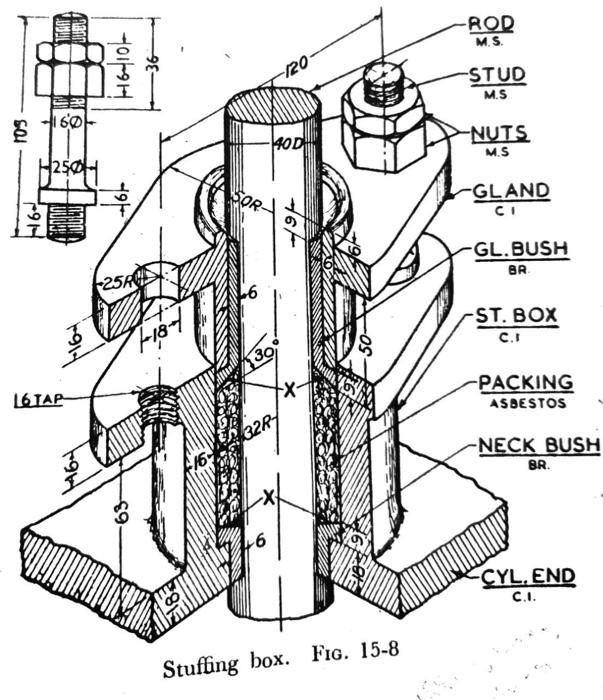 Solved Draw a half-sectional front view, top view and a side | Chegg.com