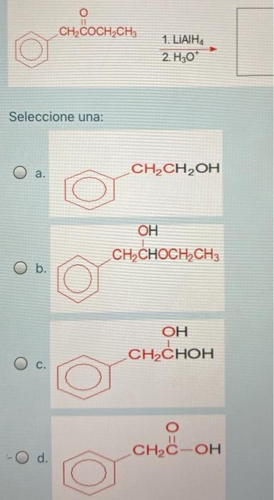Solved 0 O 11 CH3(CH2)5CCI + CH3(CH2)5C-OH — Seleccione una: | Chegg.com