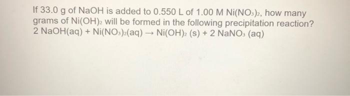 Solved If 106 g of BaCl2 (FW 208.23 g/mol ) is added to a | Chegg.com