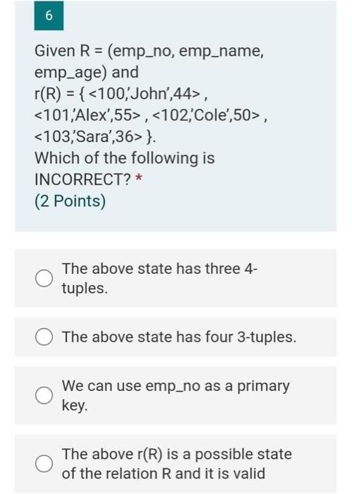 Solved 4 Assume that R1 relation has a foreign key attribute | Chegg.com