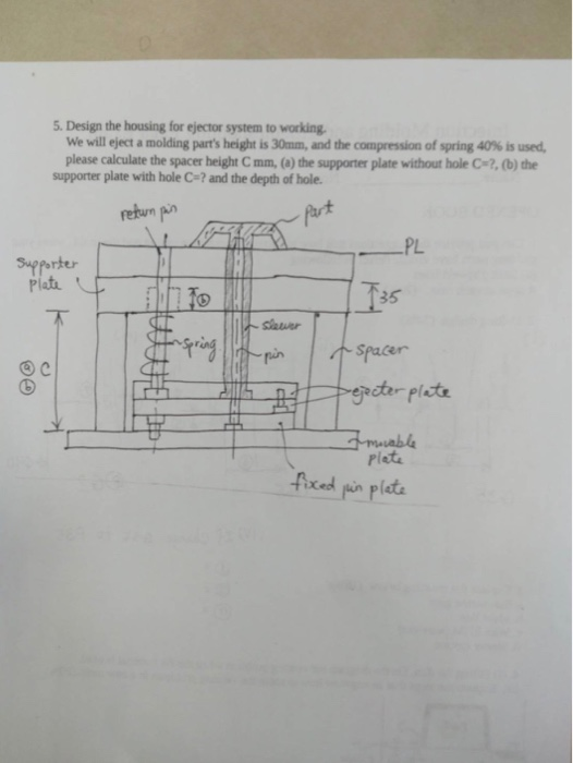 Solved 5. Design the housing for ejector system to working. | Chegg.com