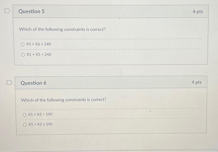 Solved Use the following problem statement to answer | Chegg.com