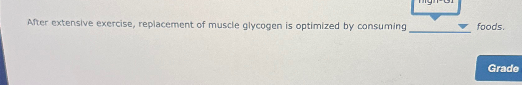 Solved After extensive exercise, replacement of muscle | Chegg.com