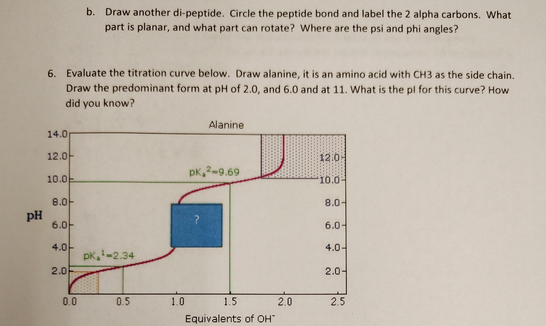 b. ﻿Draw another di-peptide. Circle the peptide bond | Chegg.com