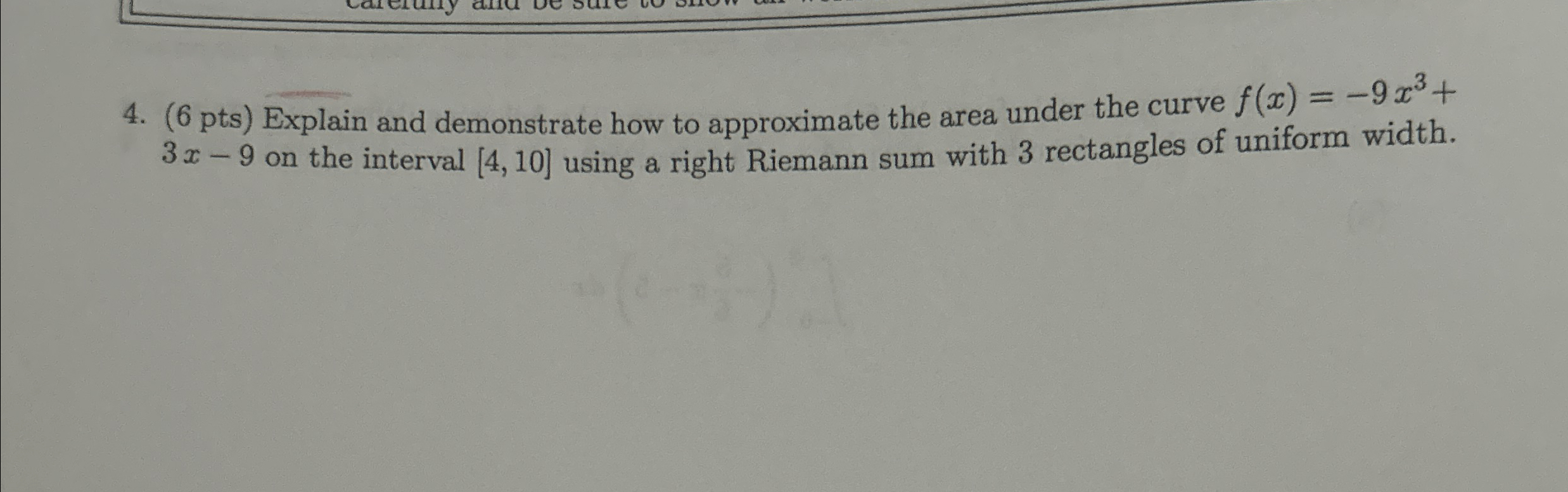 Solved (6 ﻿pts) ﻿Explain and demonstrate how to approximate | Chegg.com