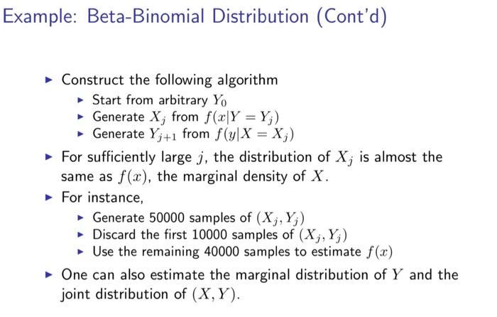 4. (20) Beta-Binomial Distribution Example in Lecture | Chegg.com