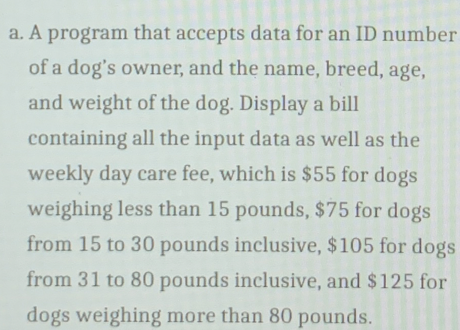 Solved Please Provide A Pseudocode In Modular Format