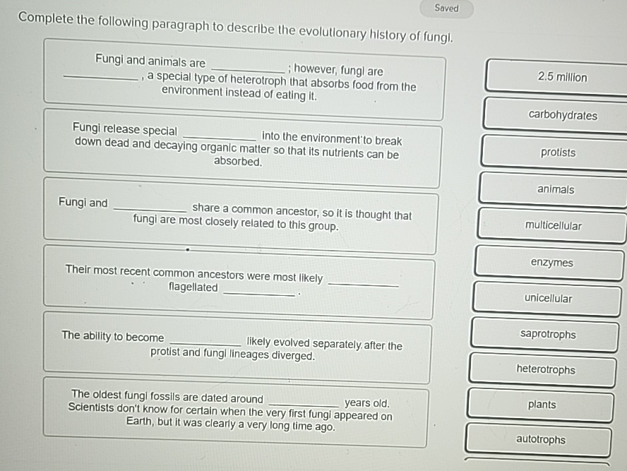 Solved Complete the following paragraph to describe the | Chegg.com