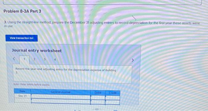 Solved Problem 8-3A Asset cost allocation; straight-line | Chegg.com