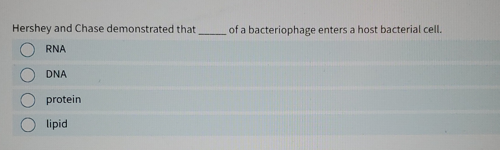 Solved Hershey and Chase demonstrated that q, ﻿of a | Chegg.com