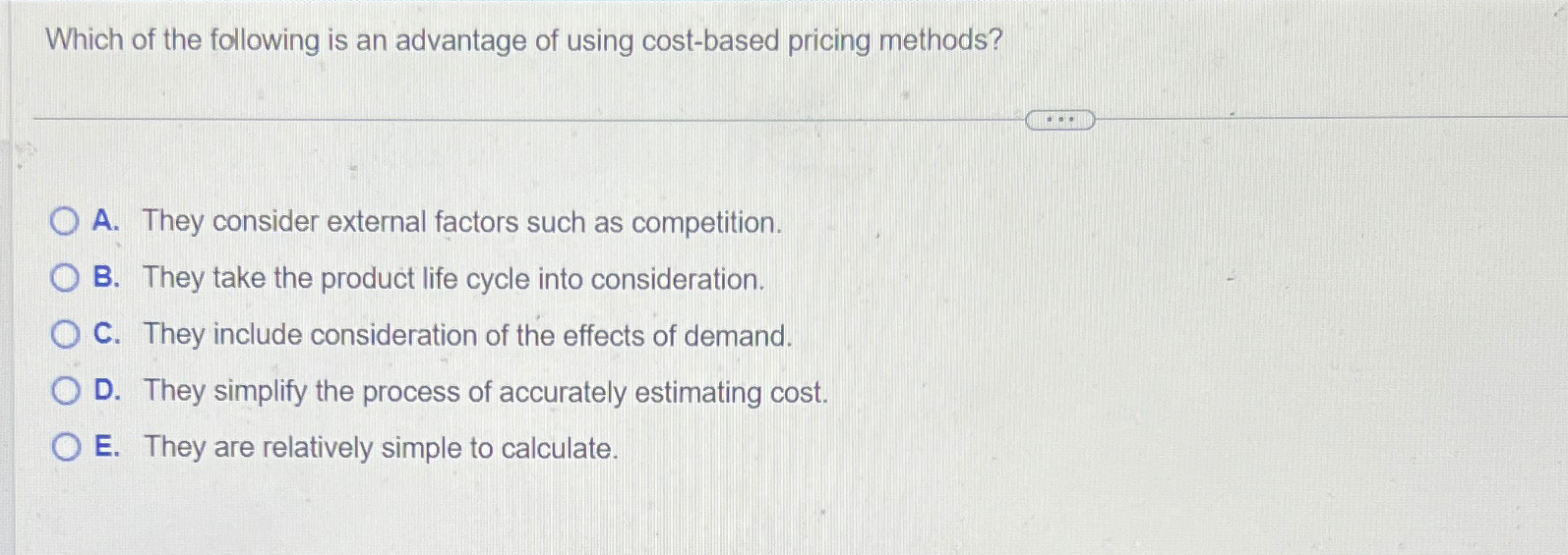 Solved Which of the following is an advantage of using | Chegg.com