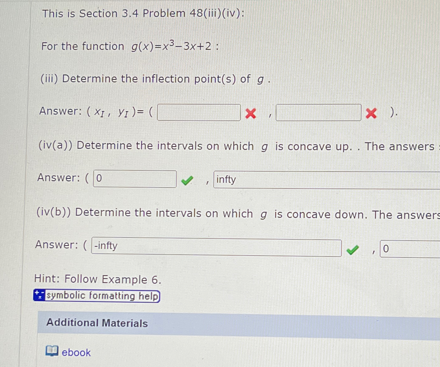Solved This is Section 3.4 ﻿Problem 48(iii)(iv):For the | Chegg.com