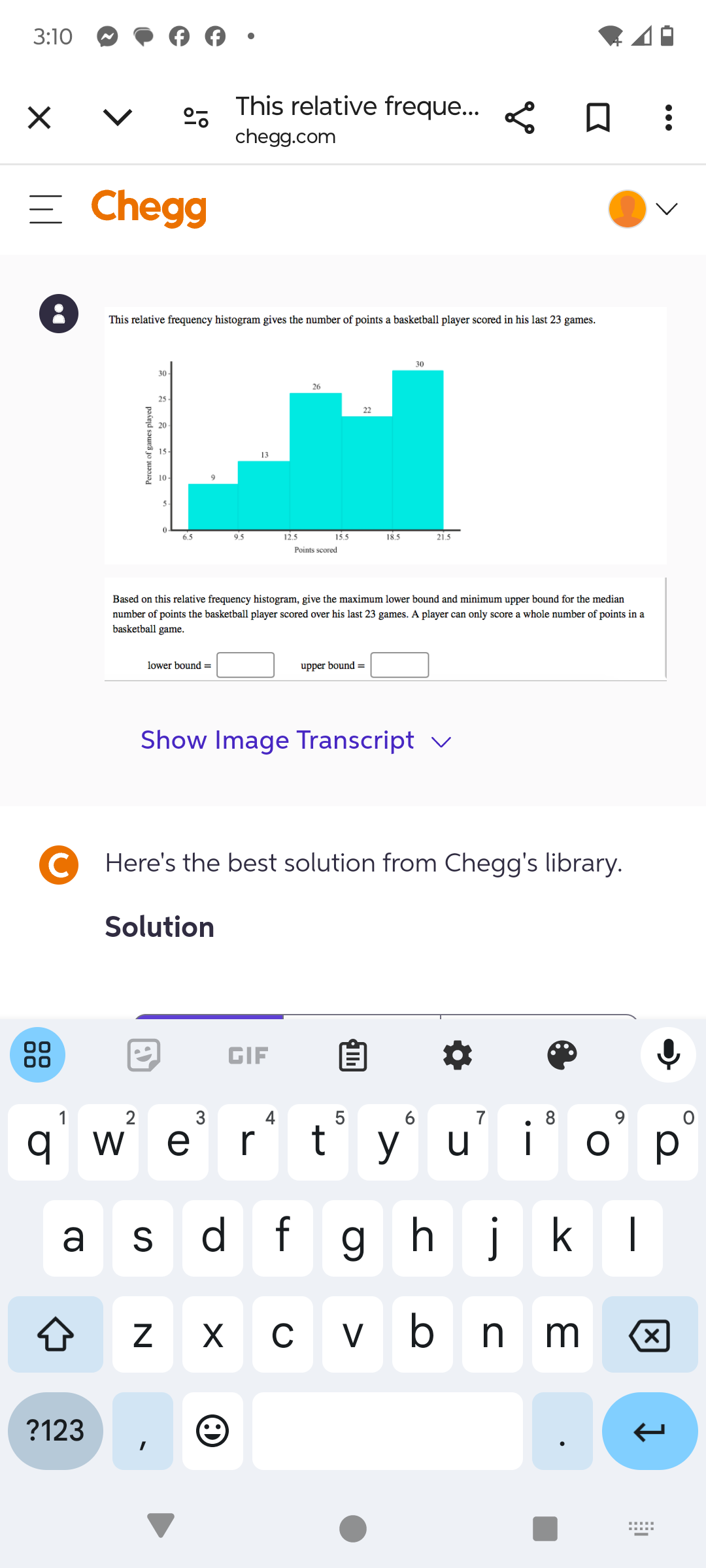 Solved This relative frequency histogram gives the number of | Chegg.com