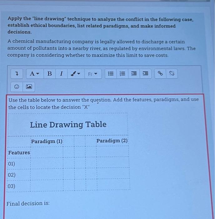 Solved Apply the "line drawing" technique to analyze the | Chegg.com