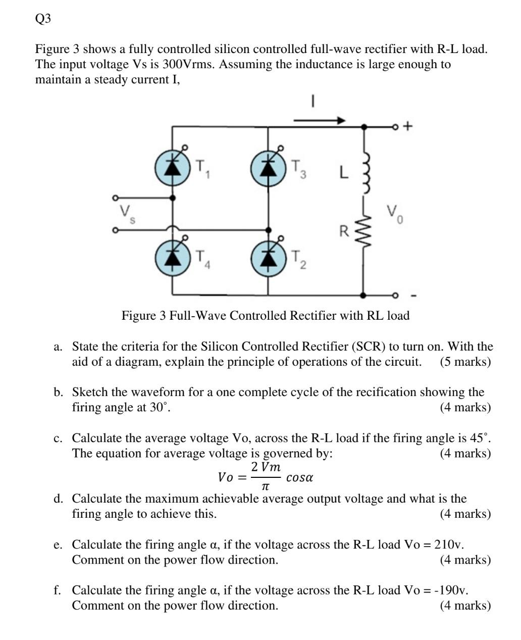 Solved Q3 Figure 3 shows a fully controlled silicon | Chegg.com