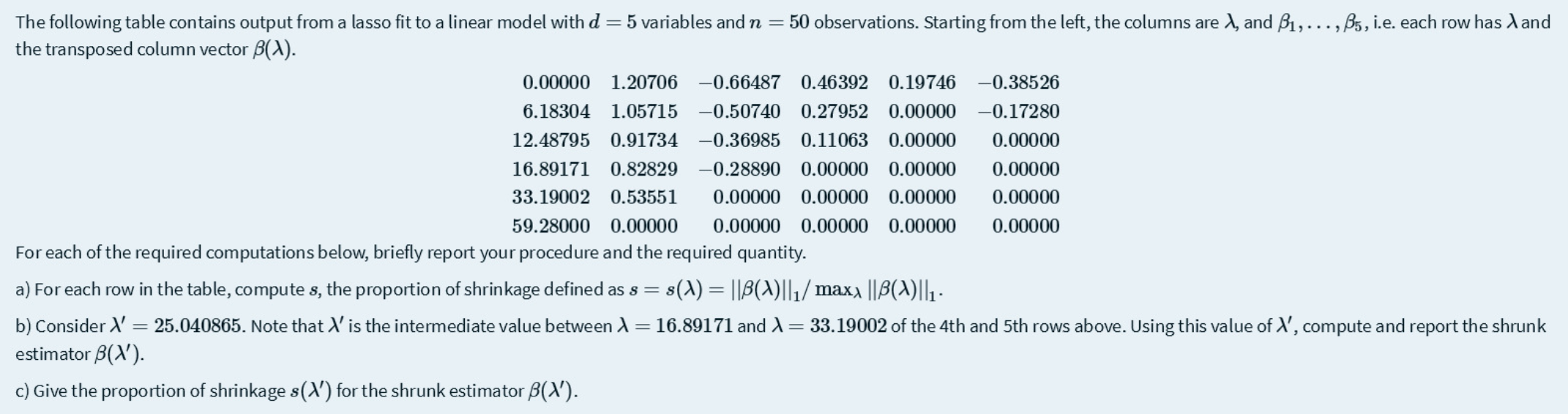 Solved If possible, use RStudio to answer this: The | Chegg.com