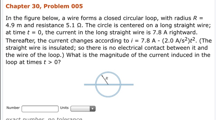 Solved Chapter 30, Problem 005 In the figure below, a wire | Chegg.com