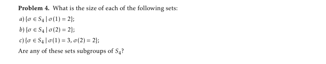 Solved Problem 4. ﻿What is the size of each of the following | Chegg.com