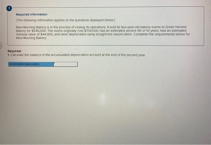 Solved Required Information {The following information | Chegg.com ...