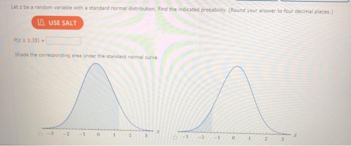 Solved Letz be a random variable with a standard normal | Chegg.com