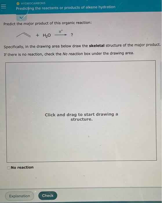 Solved = HYDROCARBONS Predicting the reactants or products | Chegg.com