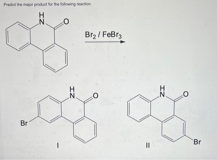 Solved Predict the major product for the following reaction. | Chegg.com