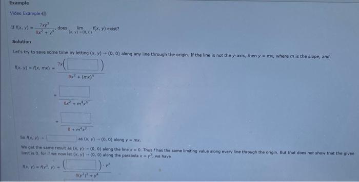 Solved Video Example io Solution Lnt's try to save some time | Chegg.com