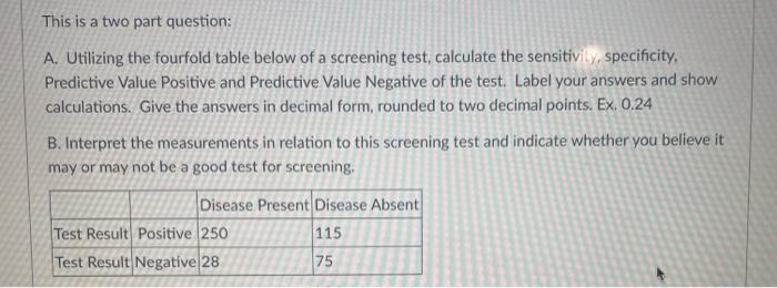 Solved This is a two part question: A. Utilizing the | Chegg.com