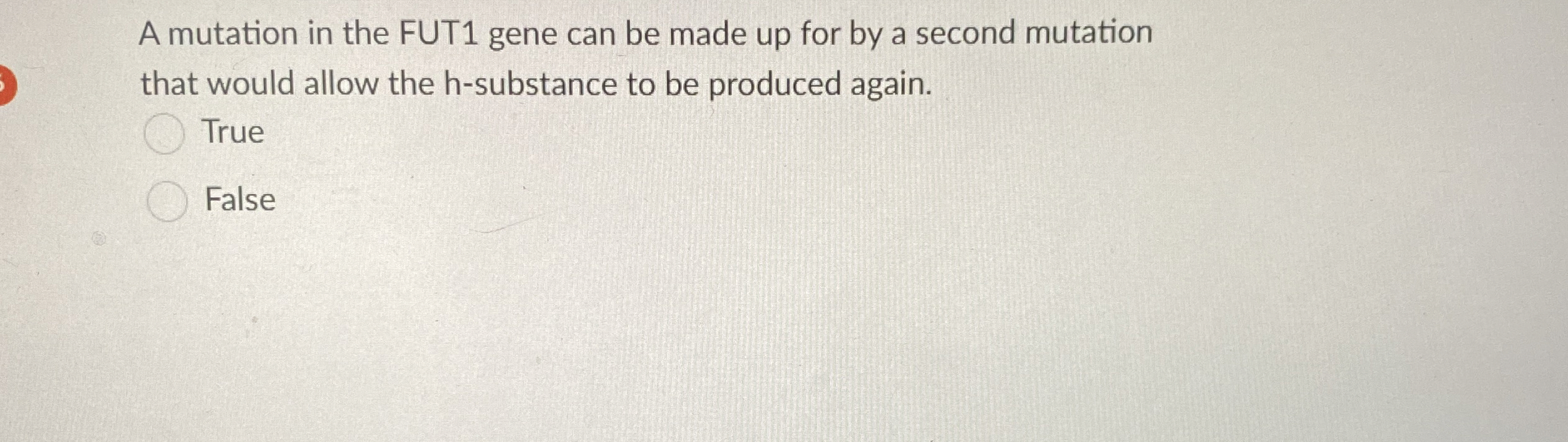 Solved A mutation in the FUT1 ﻿gene can be made up for by a | Chegg.com
