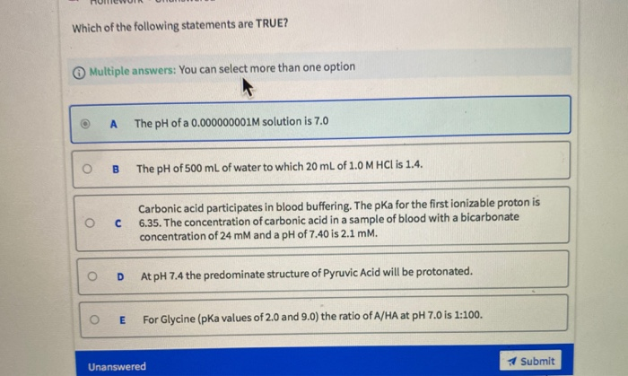 Solved Which of the following statements are TRUE? Multiple | Chegg.com