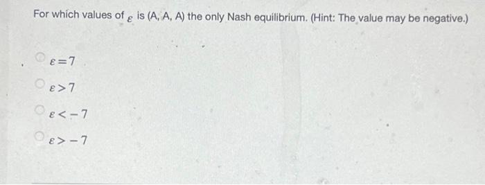 Solved Consider the following three player game, recalling | Chegg.com