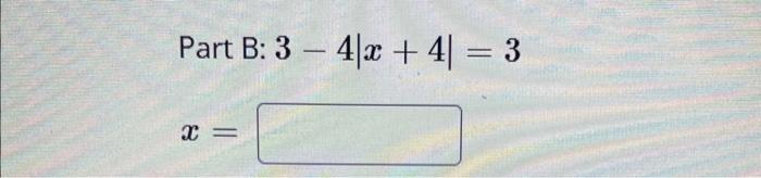 Solved Solve each equation for x. Show your work and sketch | Chegg.com