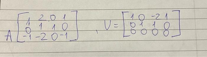 Solved 1) what is the relation between the two matrices2) | Chegg.com