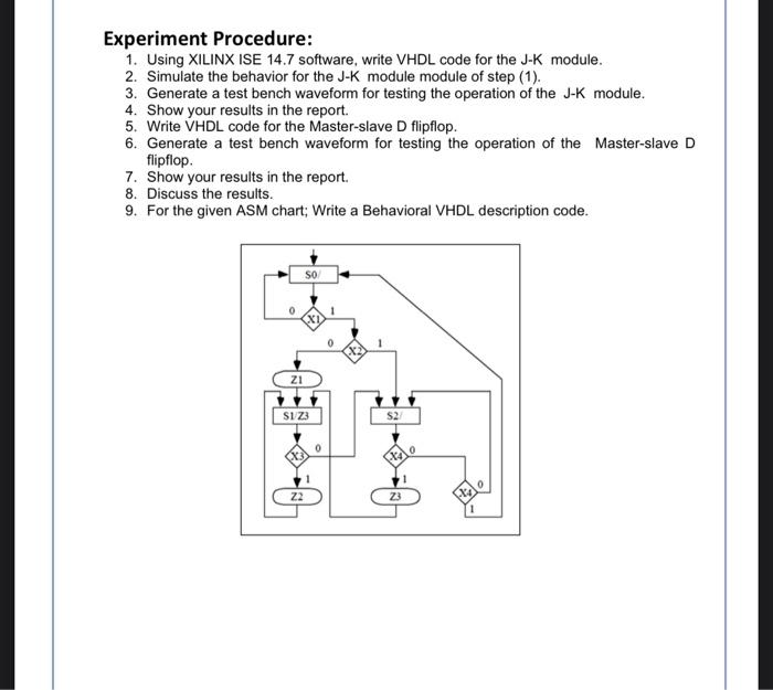 Solved Experiment Procedure 1 Using Xilinx Ise 147 