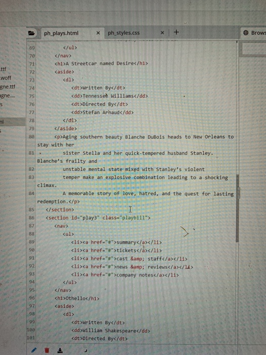ph_plays.html X ph_styles.css + Brows .ttf -woff sne.ttf egne.... s A ...