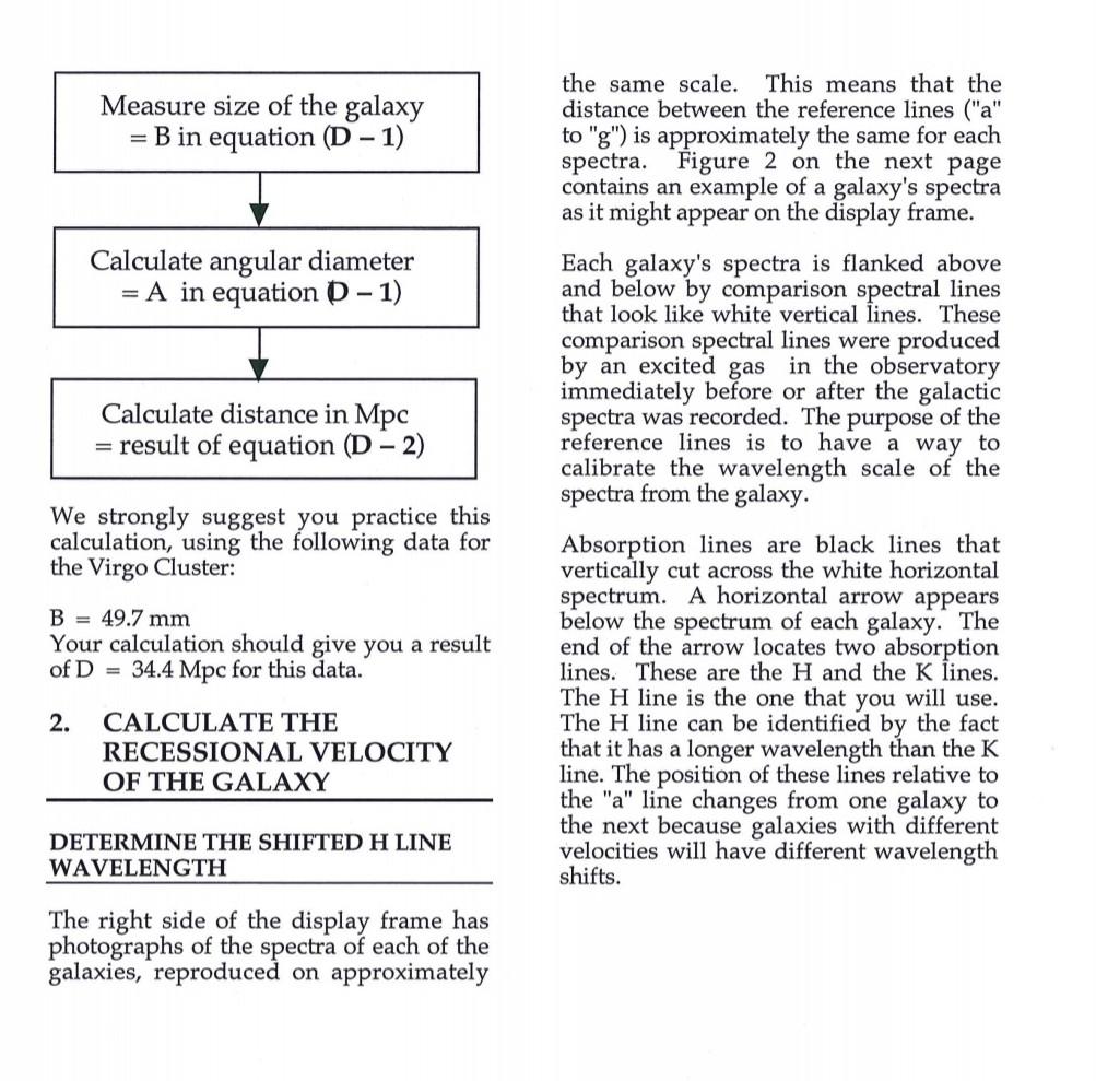 A8 HUBBLE'S LAW & THE EXPANSION OF THE UNIVERSE | Chegg.com