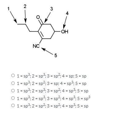 Solved 1 FF ד ד F F ד O spd O sp2 spa spd3 sp sp2d2 N 1 3 | Chegg.com