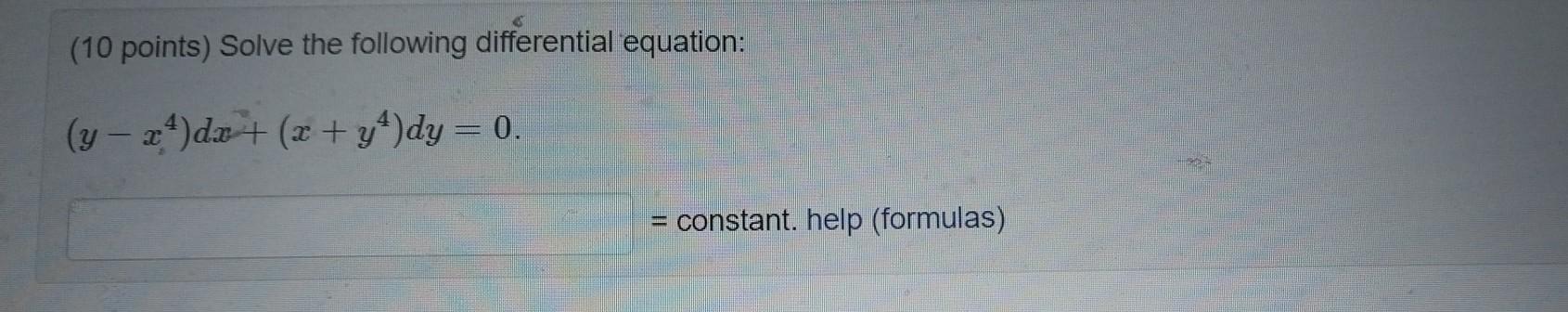 Solved (5 points) Determine whether each first-order | Chegg.com