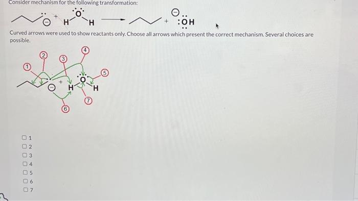 Solved Consider mechanism for the following transformation: | Chegg.com
