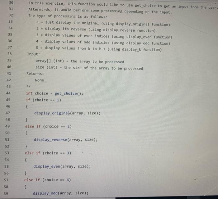 Solved using C code language:please show me how to edit this | Chegg.com