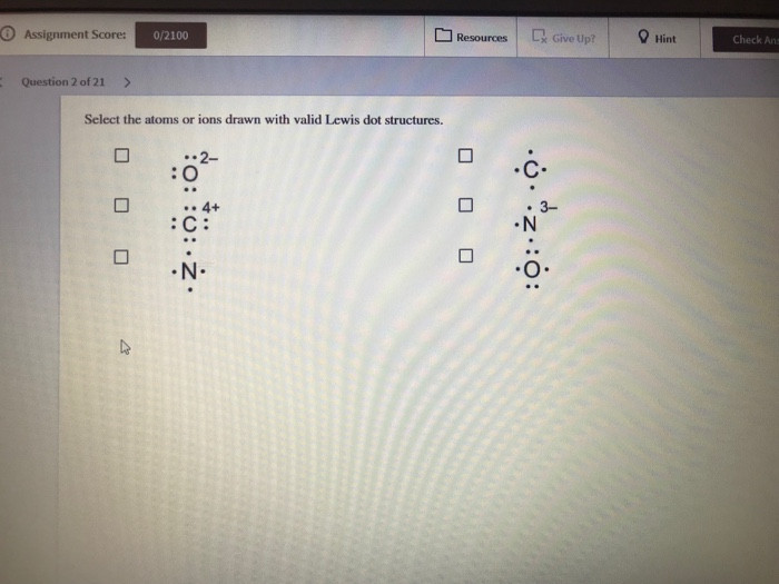 Solved Assignment Score: 0/2100 Resources Give Up? Hint | Chegg.com