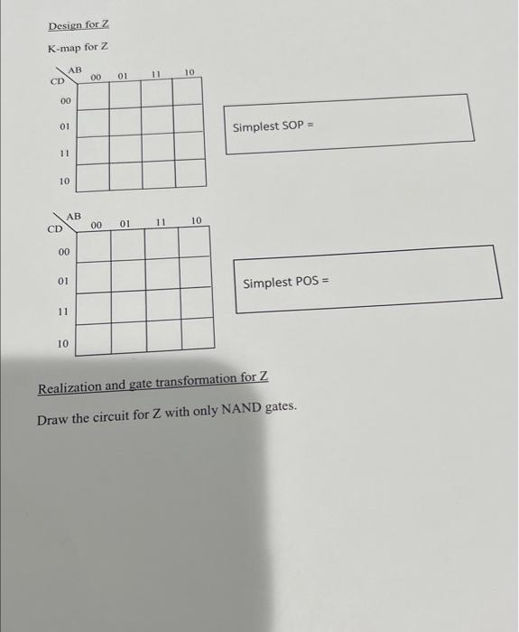Solved Assignment 2 Design of a Binary Code Converter This | Chegg.com